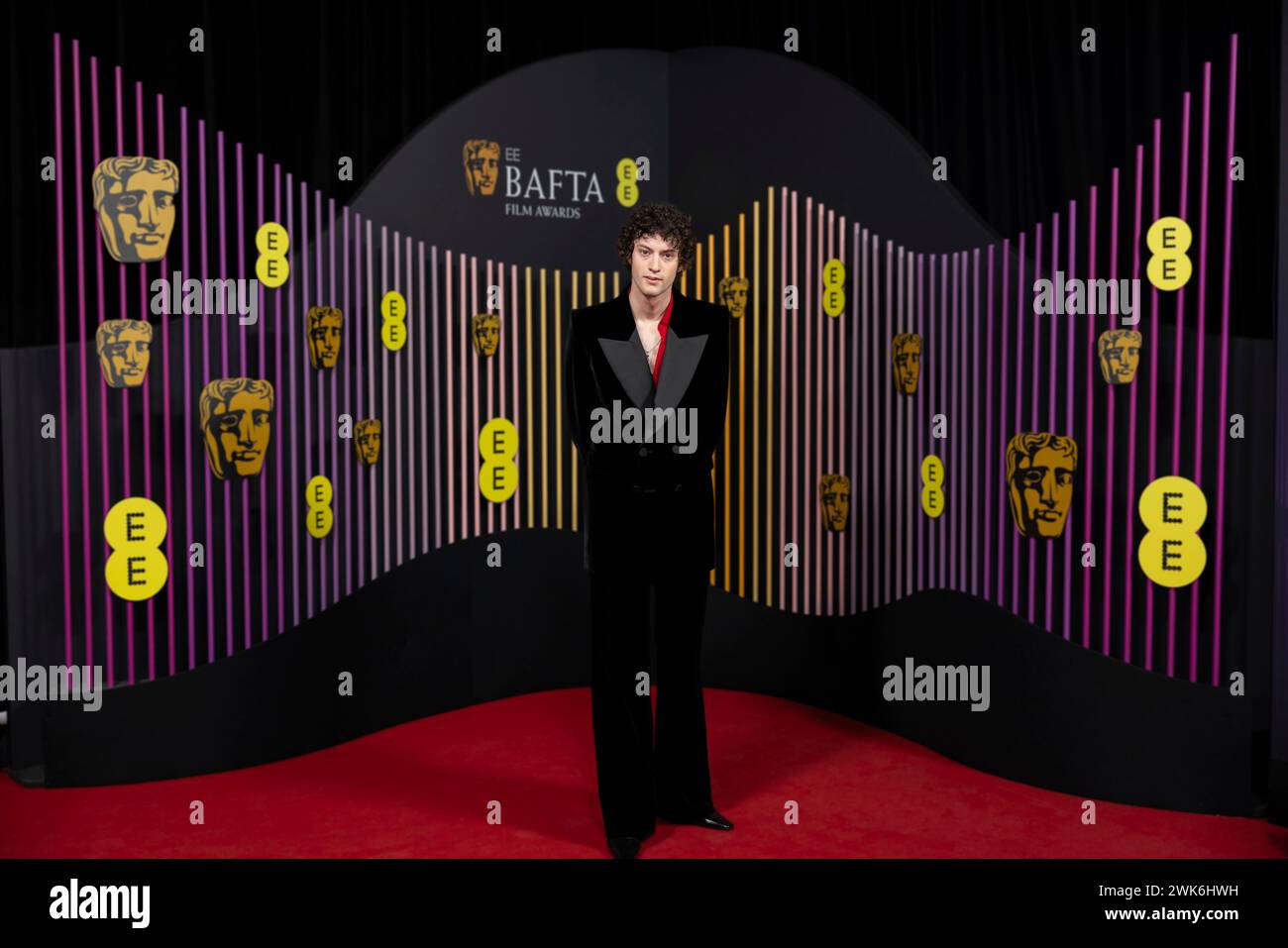 Dominic Sessa poses for photographers upon arrival at the 77th British ...