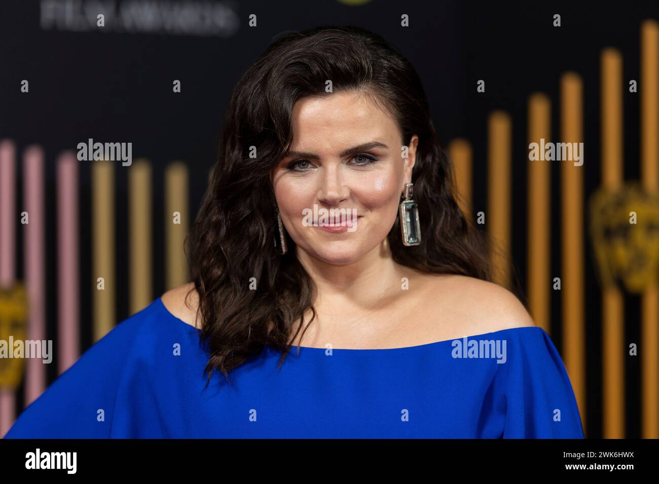 Emer Kenny poses for photographers upon arrival at the 77th British ...