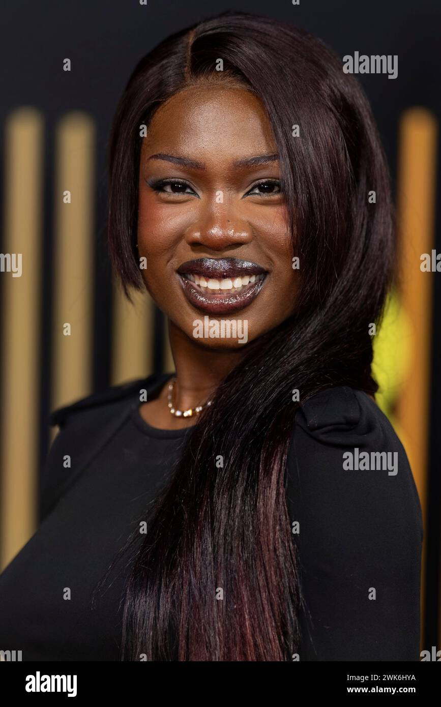 Vivian Oparah poses for photographers upon arrival at the 77th British ...