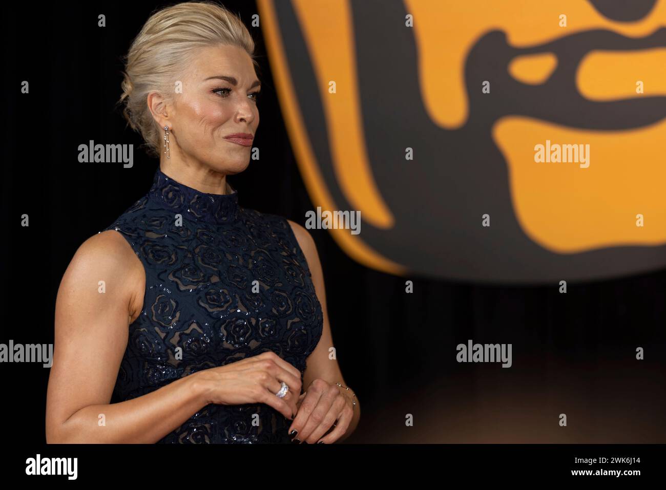 Hannah Waddingham poses for photographers upon arrival at the 77th ...
