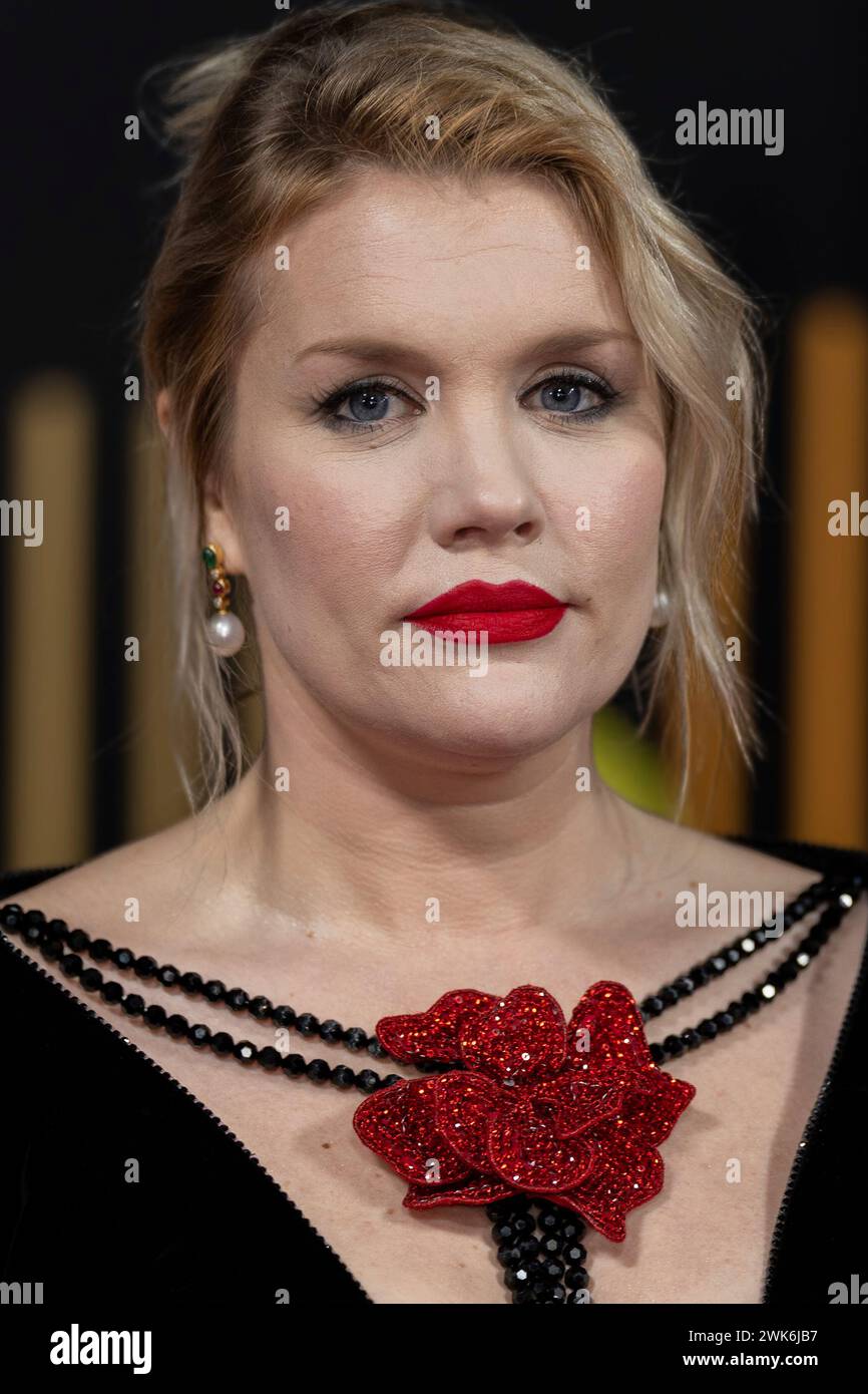 Emerald Fennell poses for photographers upon arrival at the 77th ...
