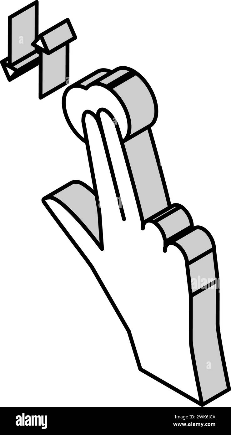 Fingers swiping Black and White Stock Photos & Images - Alamy