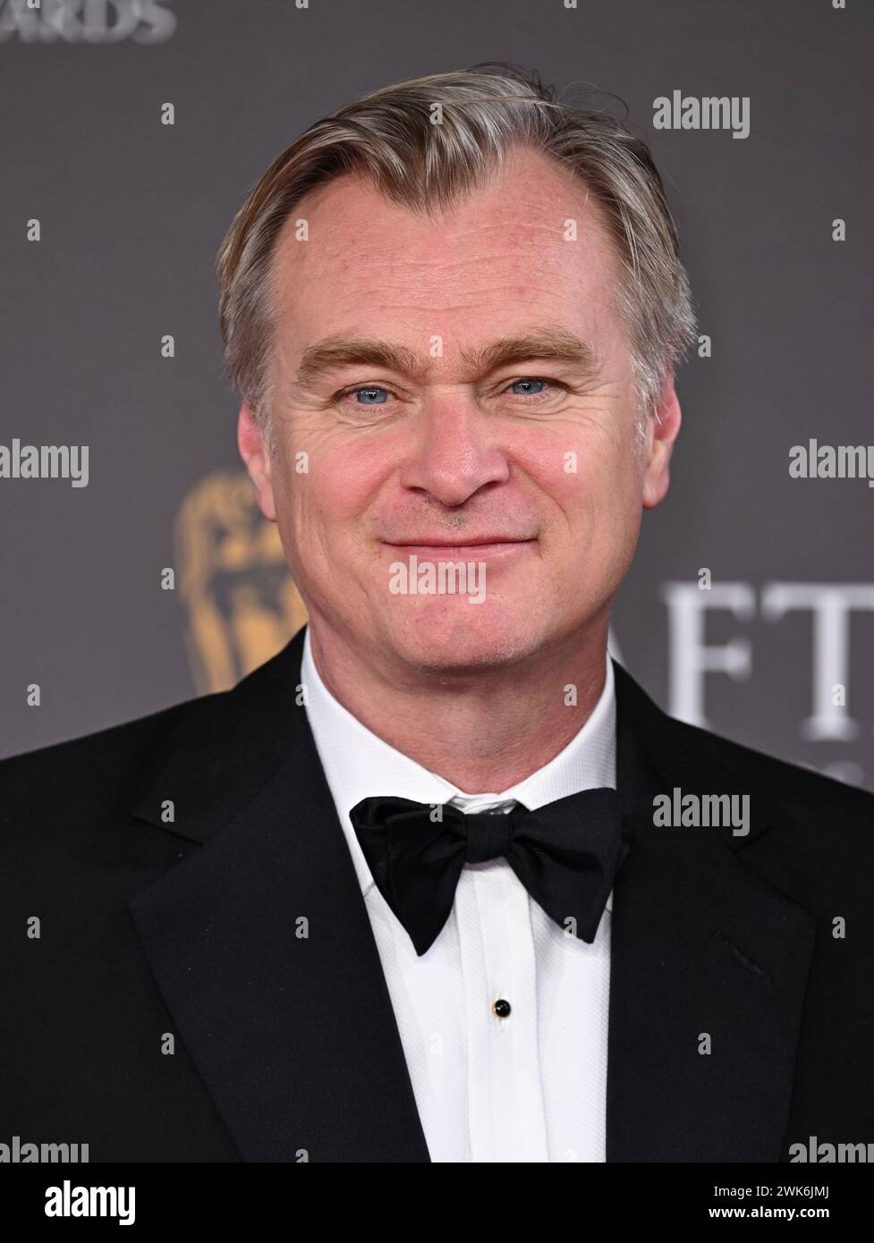 London, UK. February 18th, 2024. Christopher Nolan arriving at the 2024 ...