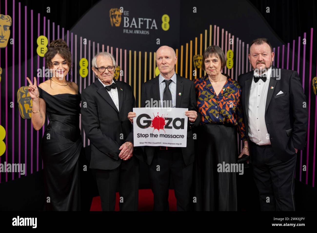 Claire Rogerson, from left, director Ken Loach, writer Paul Laverty ...