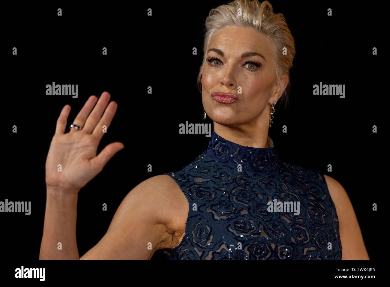 Hannah Waddingham poses for photographers upon arrival at the 77th ...