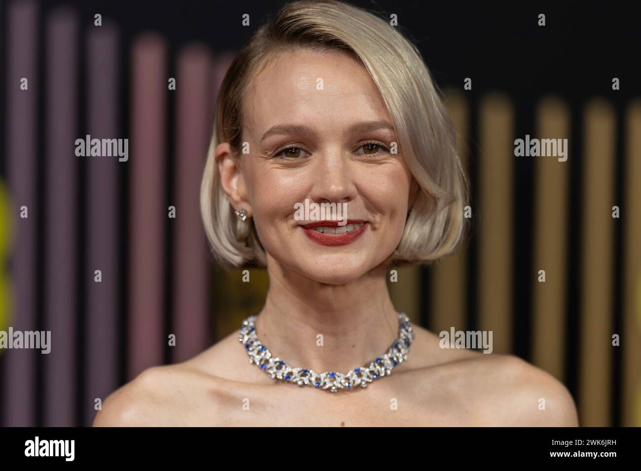 Carey Mulligan poses for photographers upon arrival at the 77th British ...