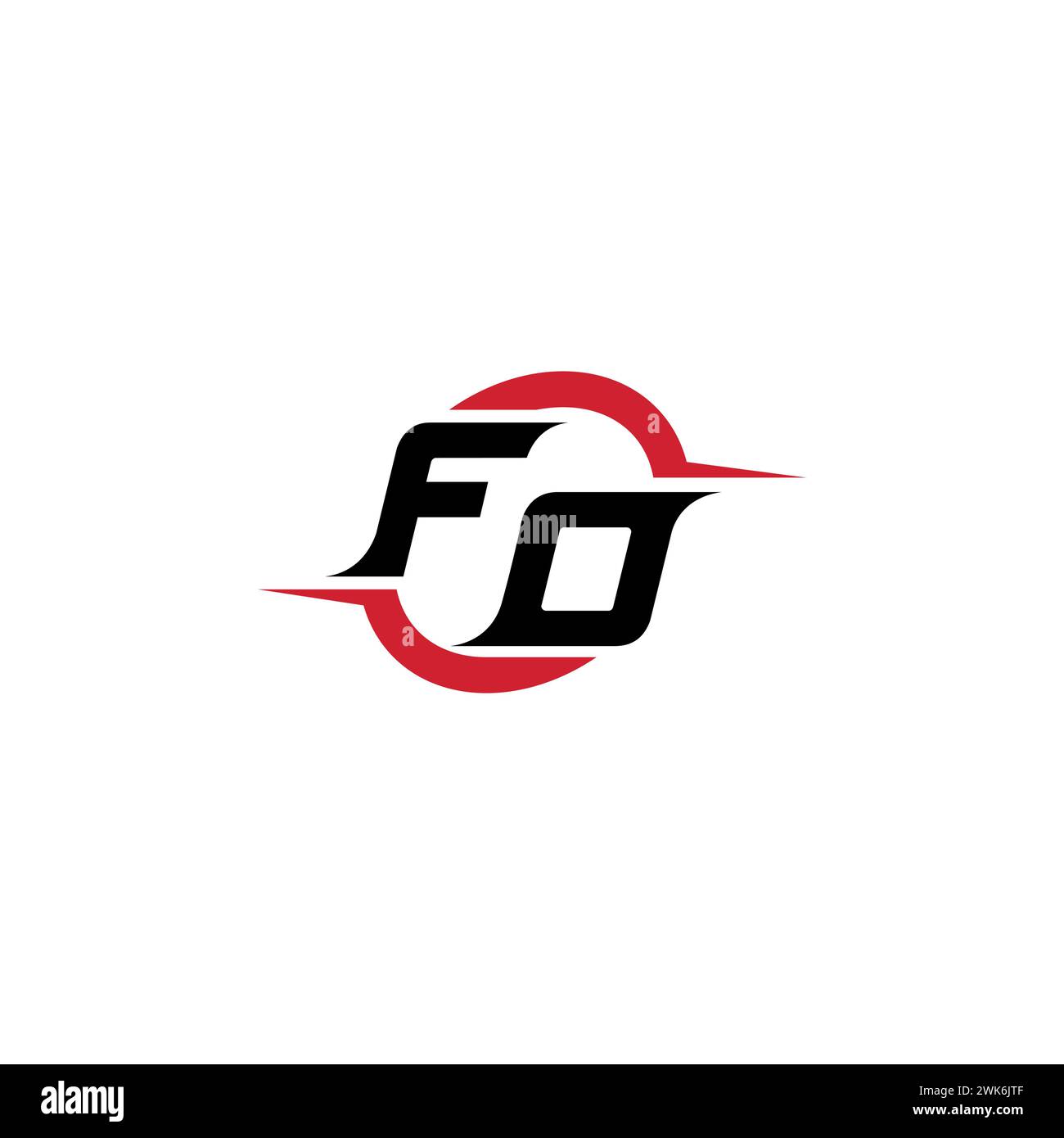 FO initial logo cool and stylish concept for esport or gaming logo as ...