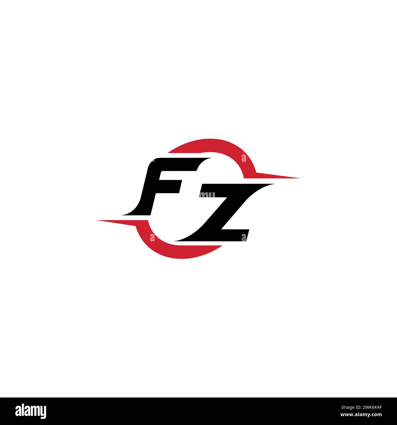 FZ initial logo cool and stylish concept for esport or gaming logo as ...