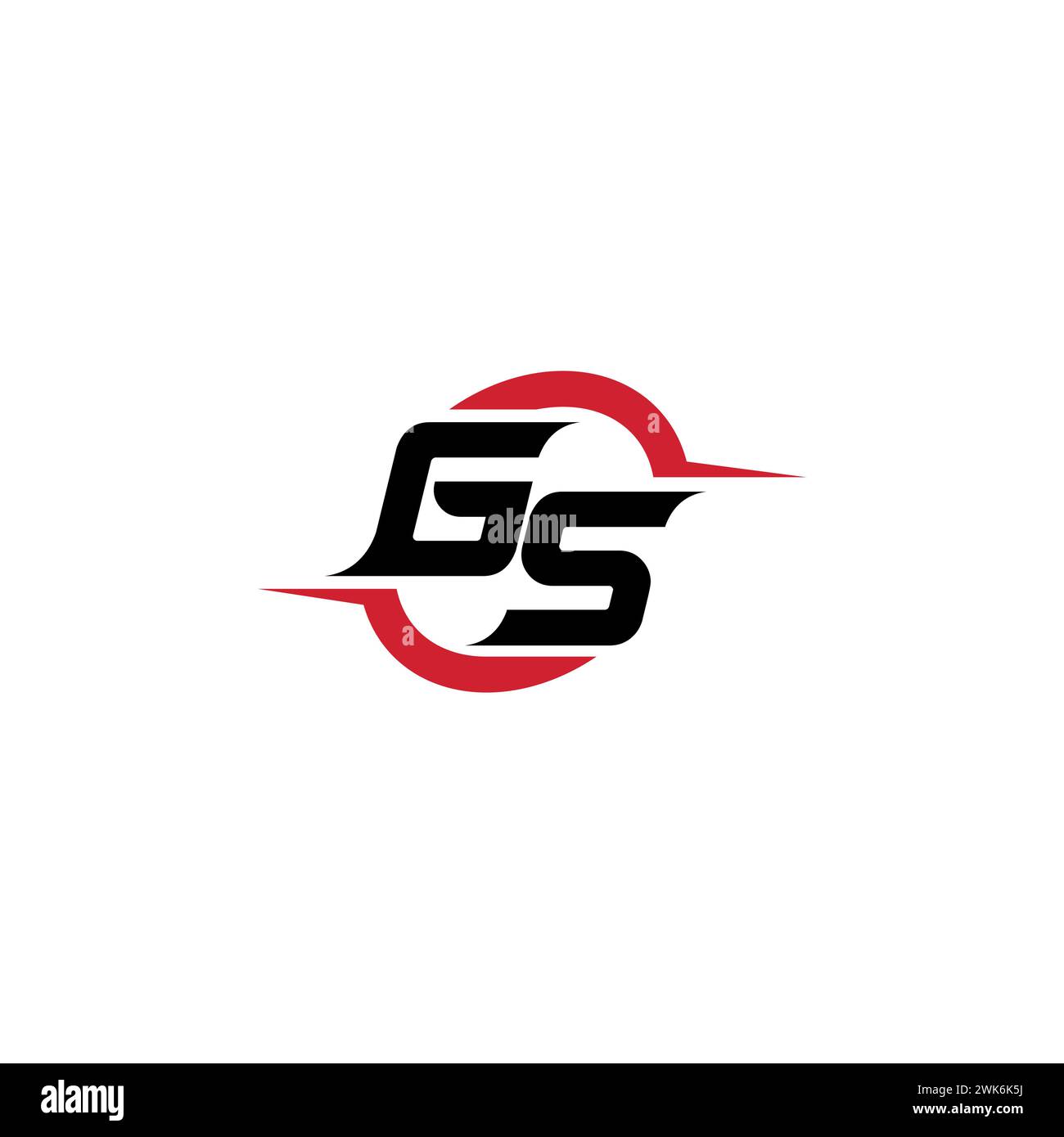 GS initial logo cool and stylish concept for esport or gaming logo as ...