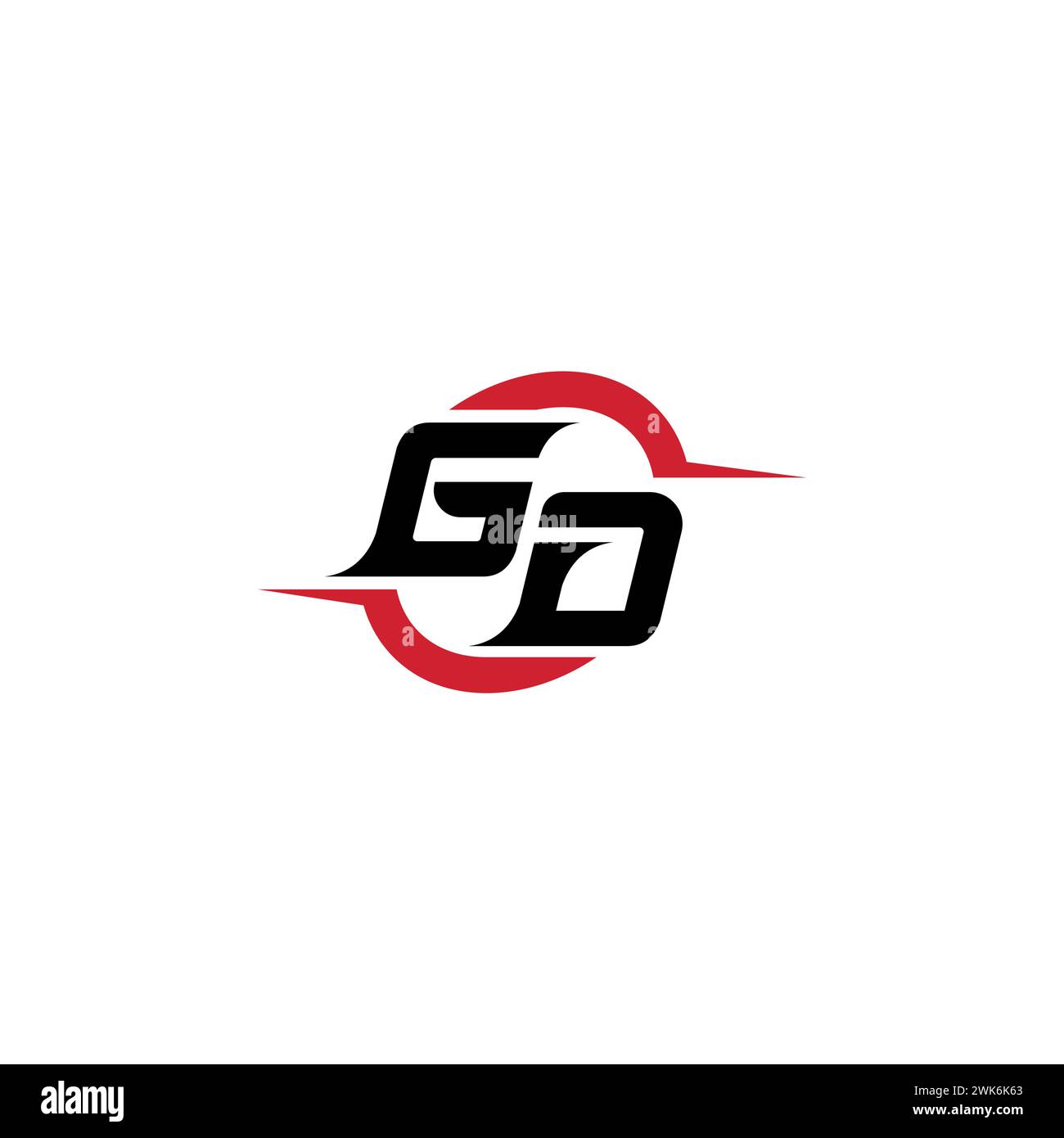 GD initial logo cool and stylish concept for esport or gaming logo as your inspirational Stock ...