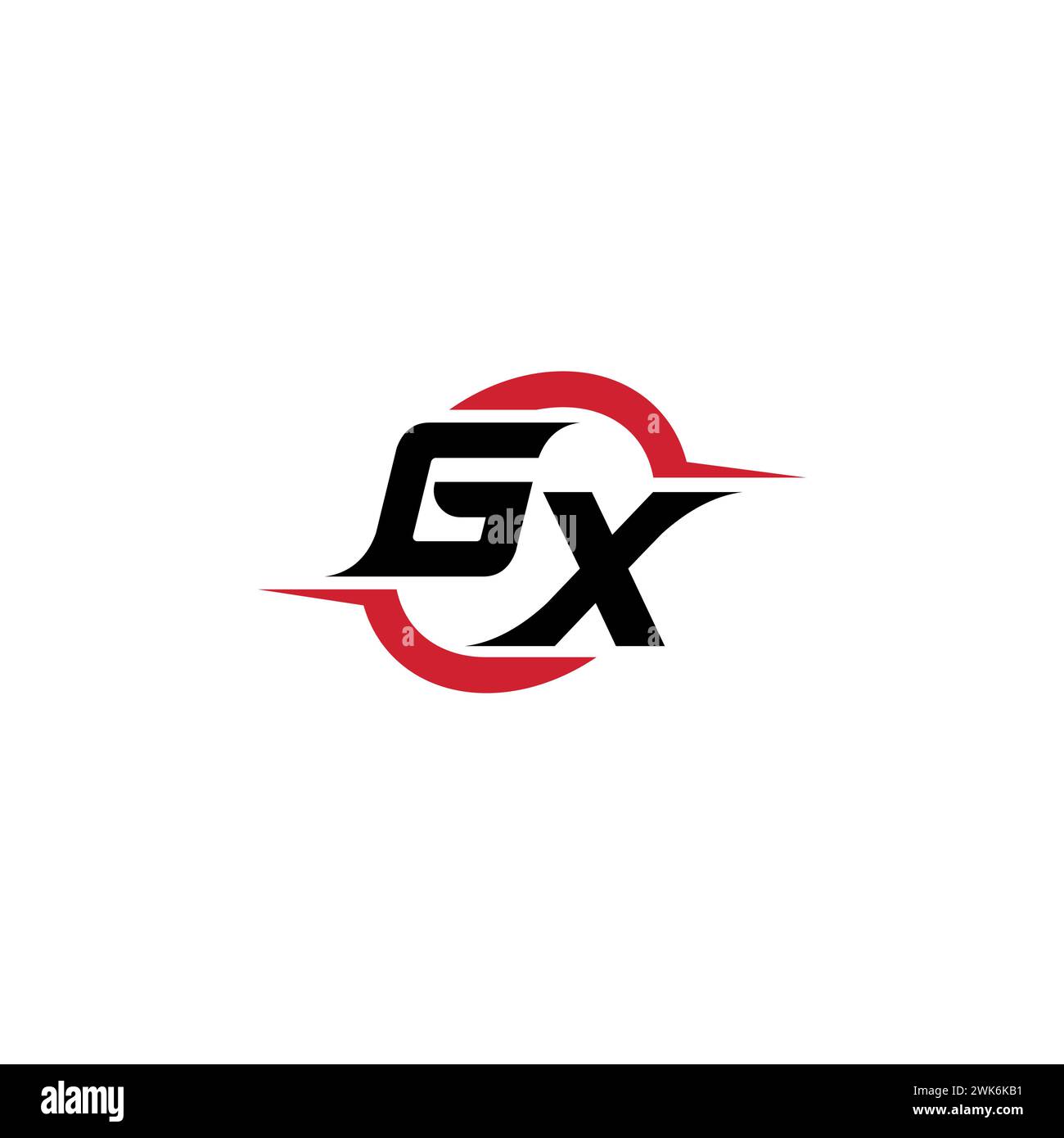 GX initial logo cool and stylish concept for esport or gaming logo as ...