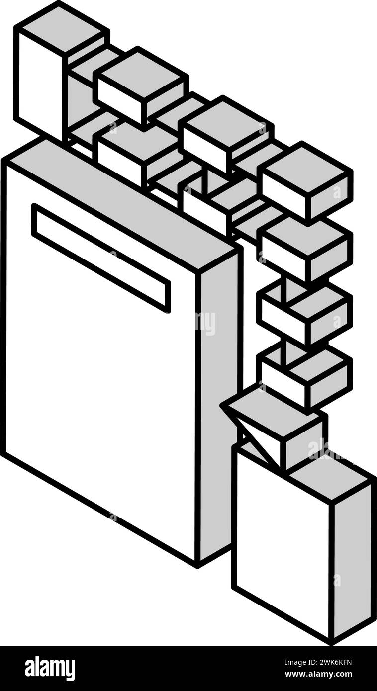 Reporting risk line icon Cut Out Stock Images & Pictures - Alamy