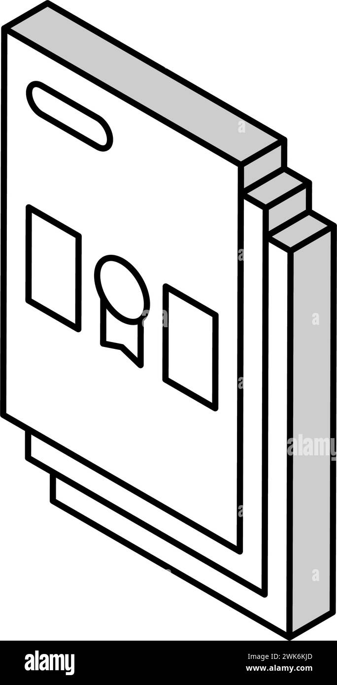 mandatory special audit isometric icon vector illustration Stock Vector ...