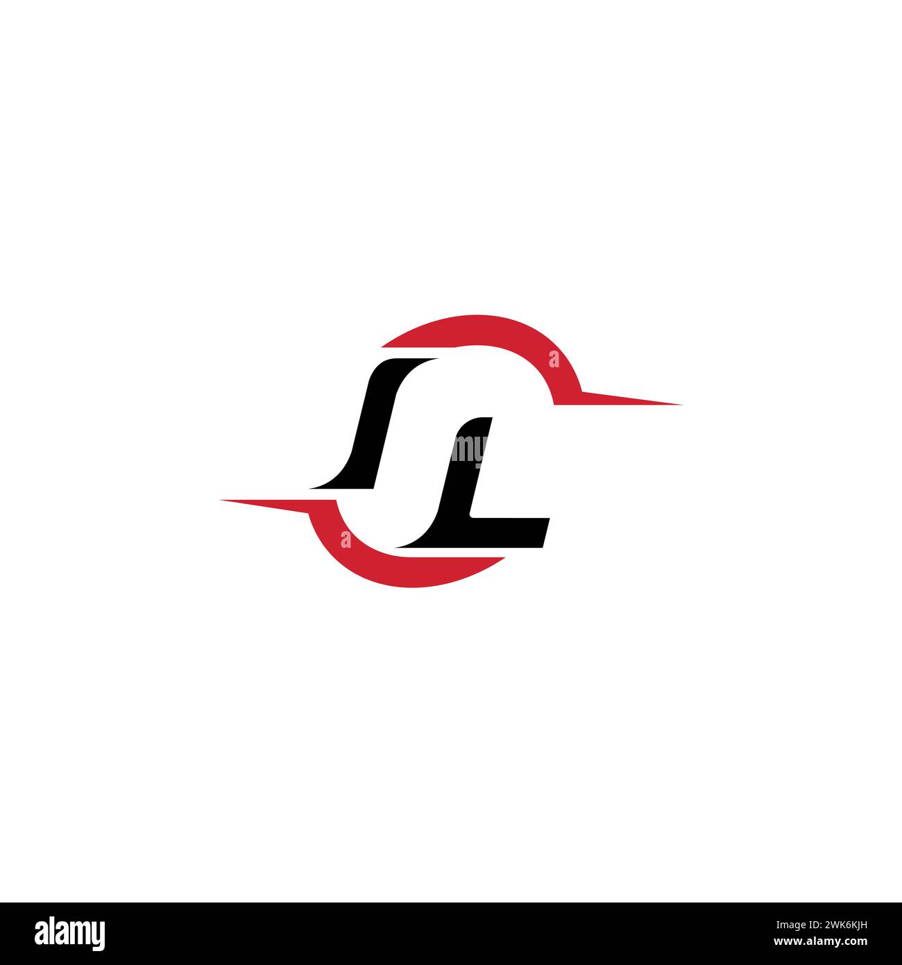 IL initial logo cool and stylish concept for esport or gaming logo as your inspirational Stock ...