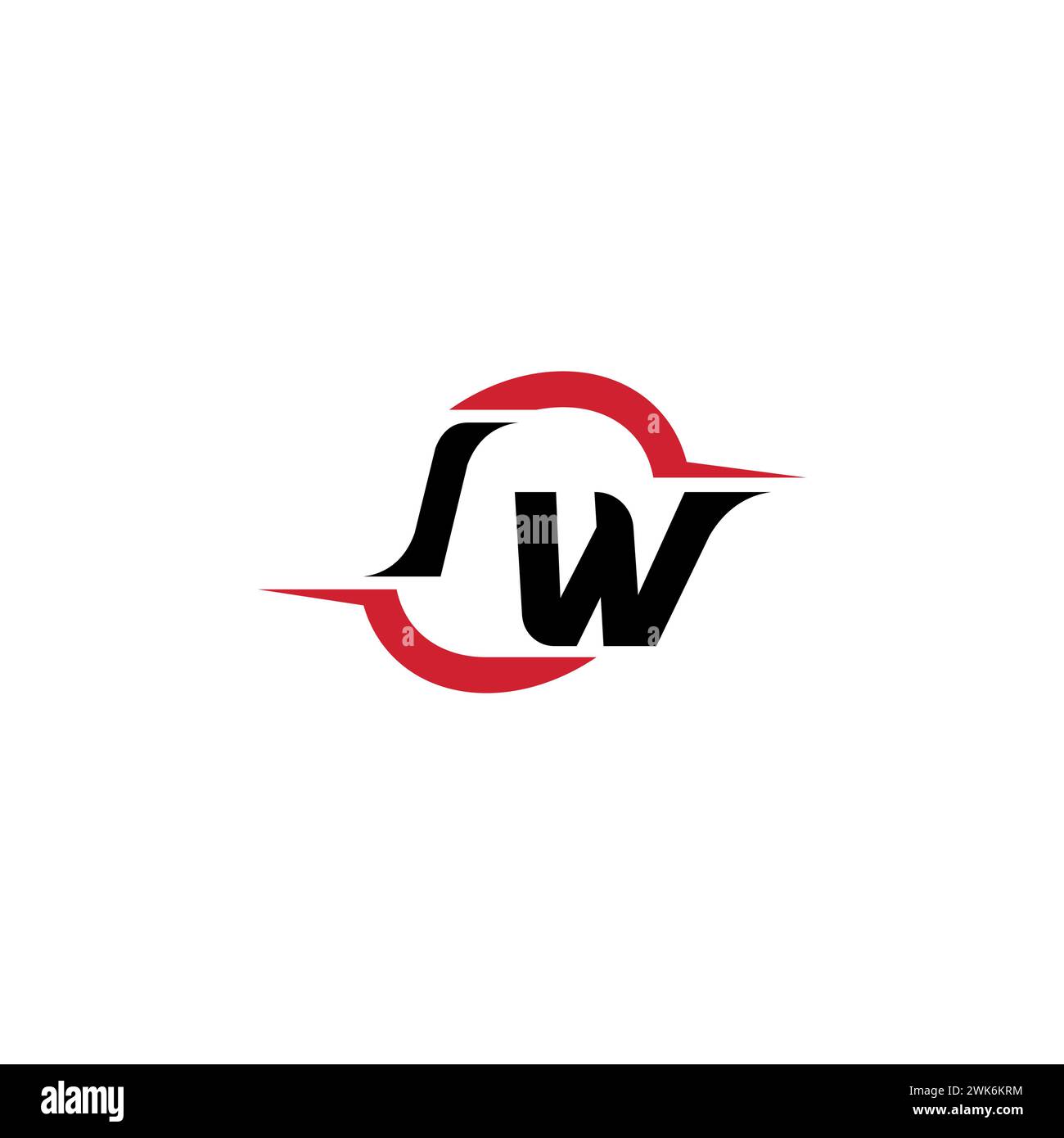 IW initial logo cool and stylish concept for esport or gaming logo as ...