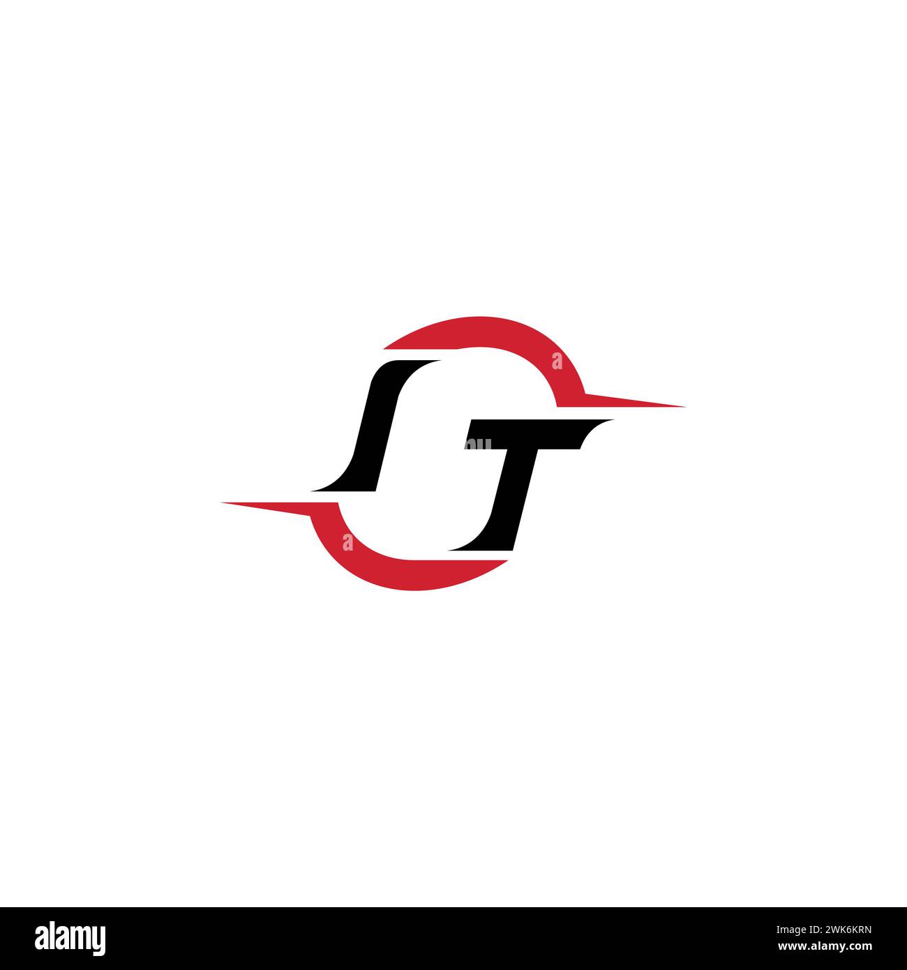 IT initial logo cool and stylish concept for esport or gaming logo as your inspirational Stock ...