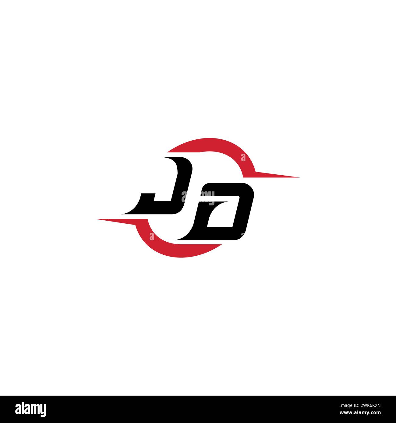 JD initial logo cool and stylish concept for esport or gaming logo as ...