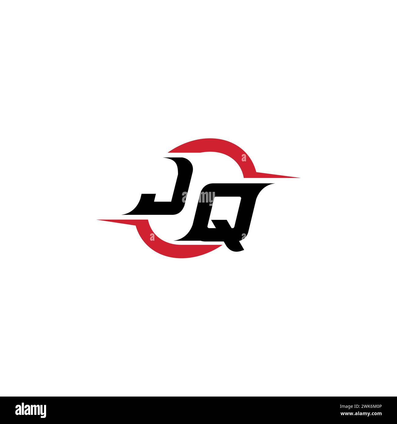 JQ initial logo cool and stylish concept for esport or gaming logo as ...