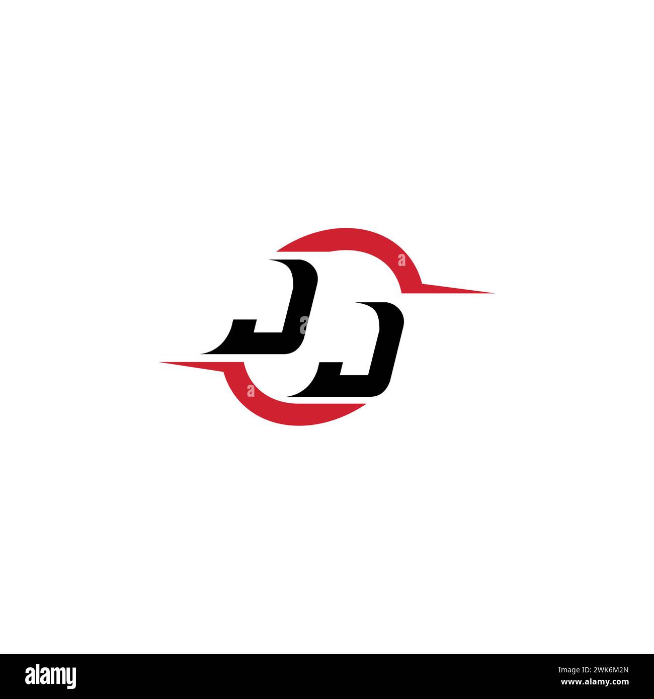 JJ initial logo cool and stylish concept for esport or gaming logo as your inspirational Stock ...