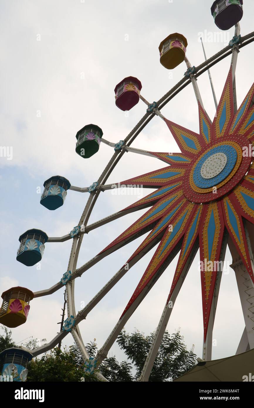 Ferris wheel without people at Selecta, Batu. Great For Background and ...