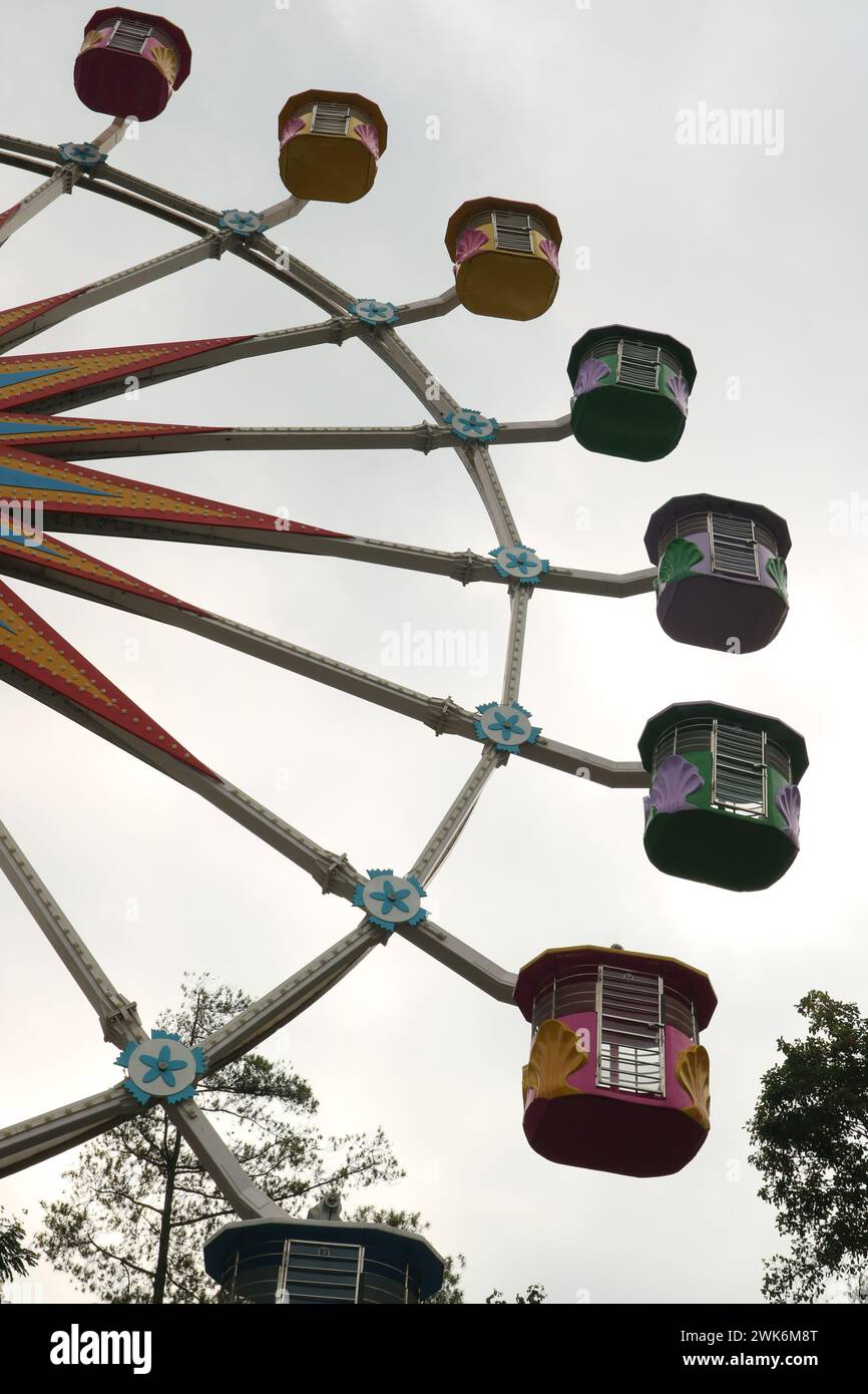 Ferris wheel without people at Selecta, Batu. Great For Background and ...