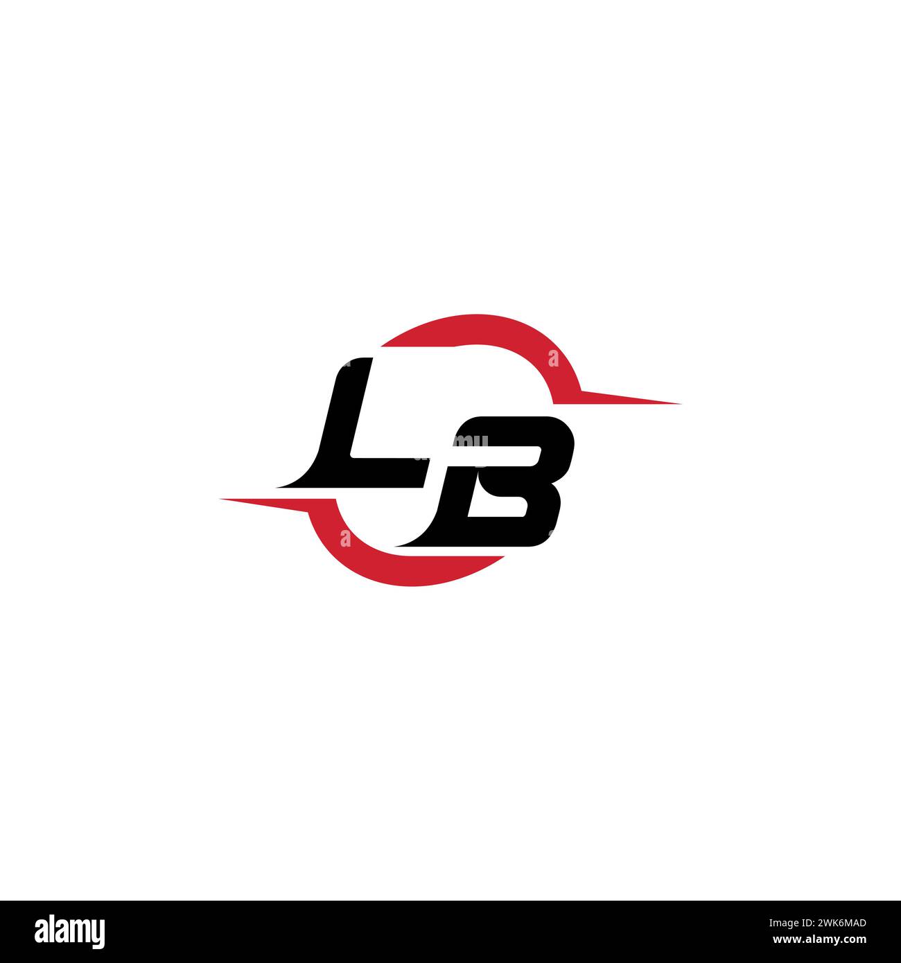 LB initial logo cool and stylish concept for esport or gaming logo as ...