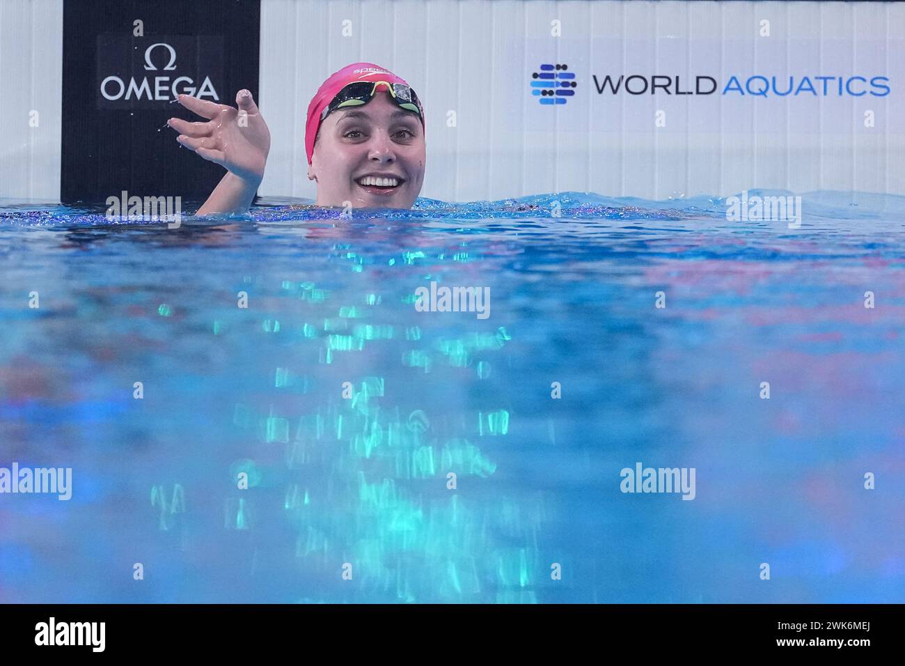 Doha, Qatar. 18th Feb, 2024. Freya Constance Colbert of Britain ...