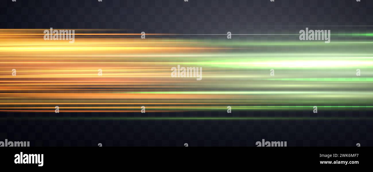 Speed rays, velocity light neon flow, zoom in motion effect, green glow speed lines, colorful ...