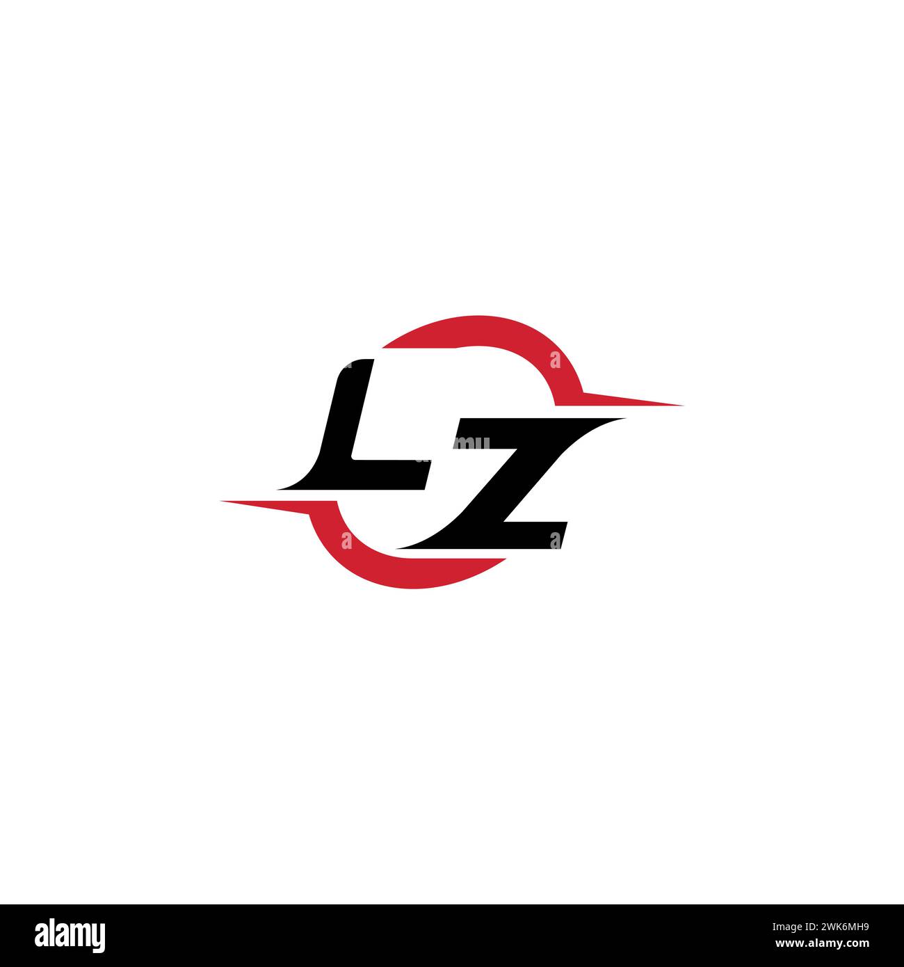 LZ initial logo cool and stylish concept for esport or gaming logo as ...
