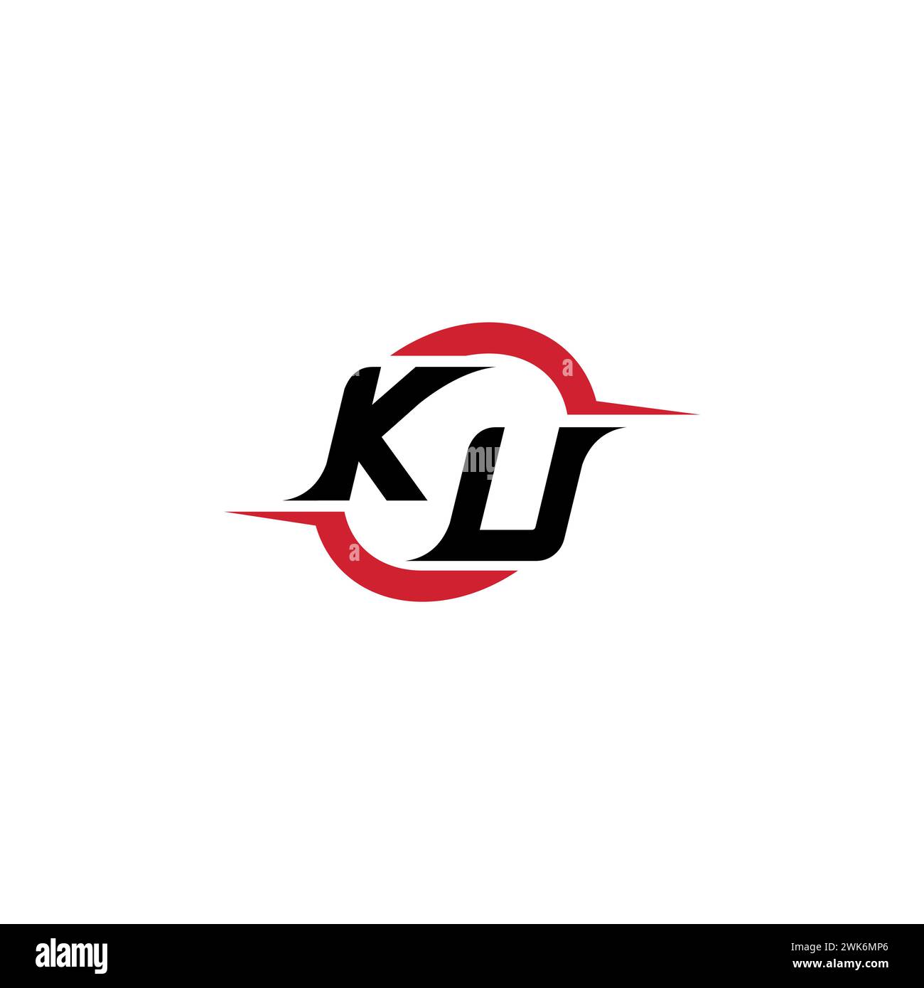 Cool Ku Logo KU Logo Monogram With Pillar Shape Design Template