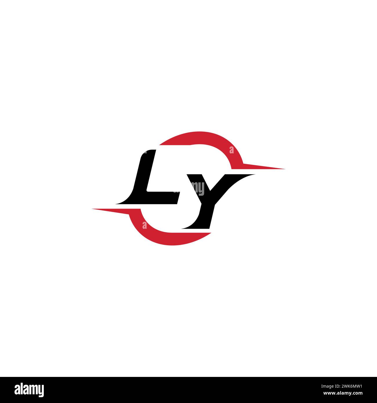 LY initial logo cool and stylish concept for esport or gaming logo as ...