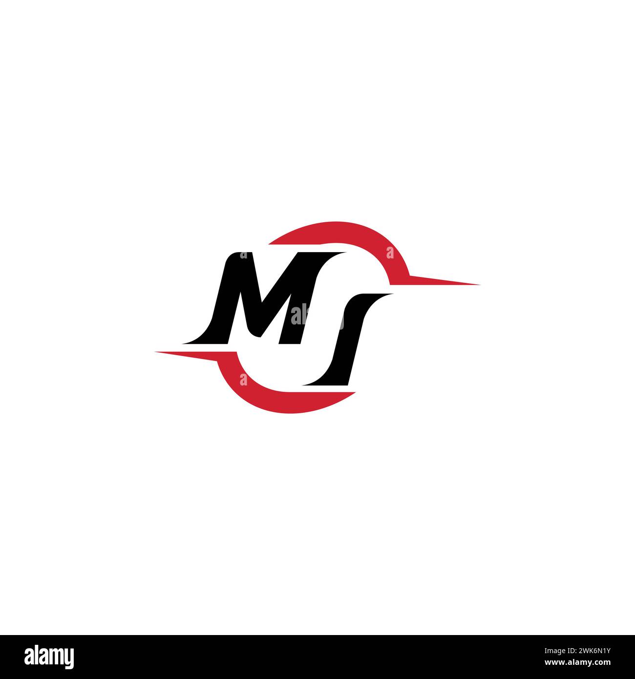 MI initial logo cool and stylish concept for esport or gaming logo as ...