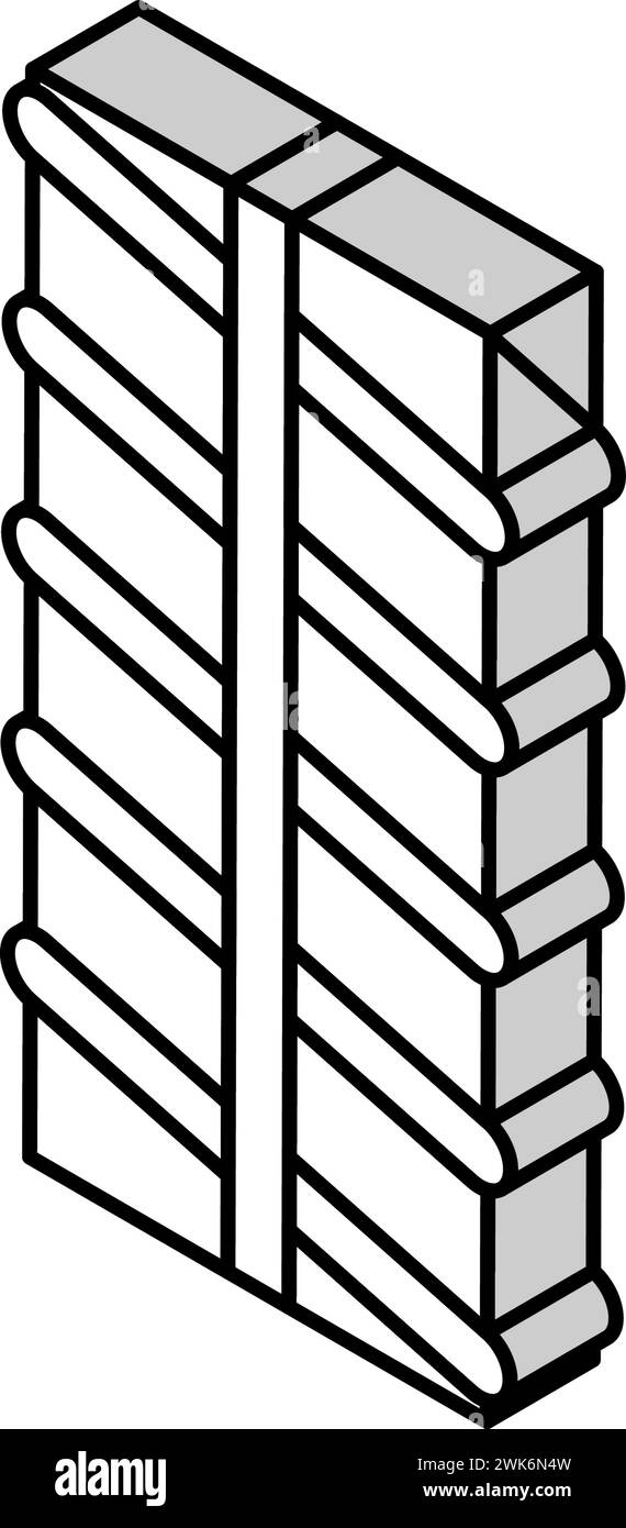 metal rebar isometric icon vector illustration Stock Vector Image & Art ...