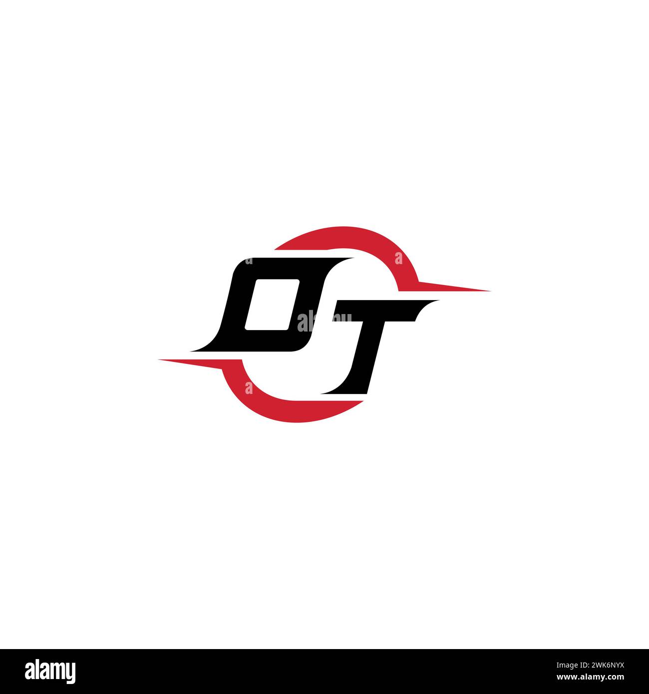 OT initial logo cool and stylish concept for esport or gaming logo as ...
