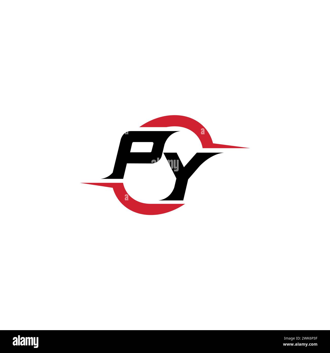 PY initial logo cool and stylish concept for esport or gaming logo as ...