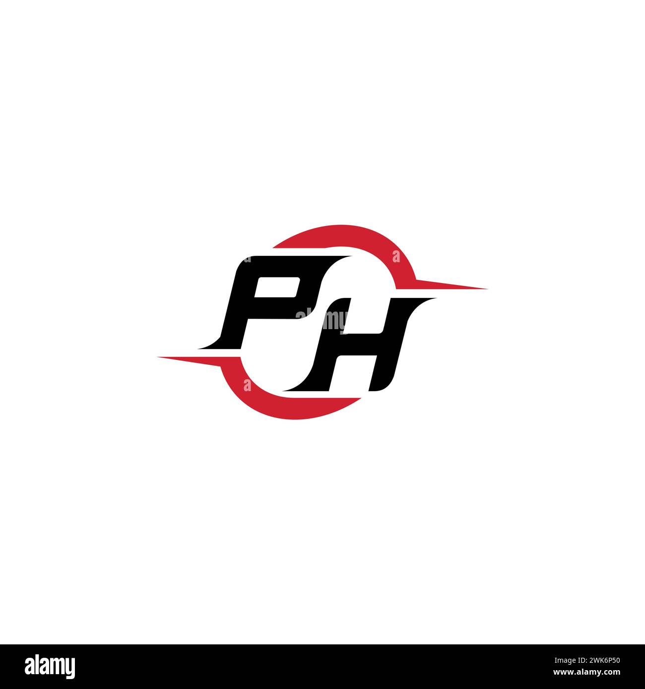 PH initial logo cool and stylish concept for esport or gaming logo as ...