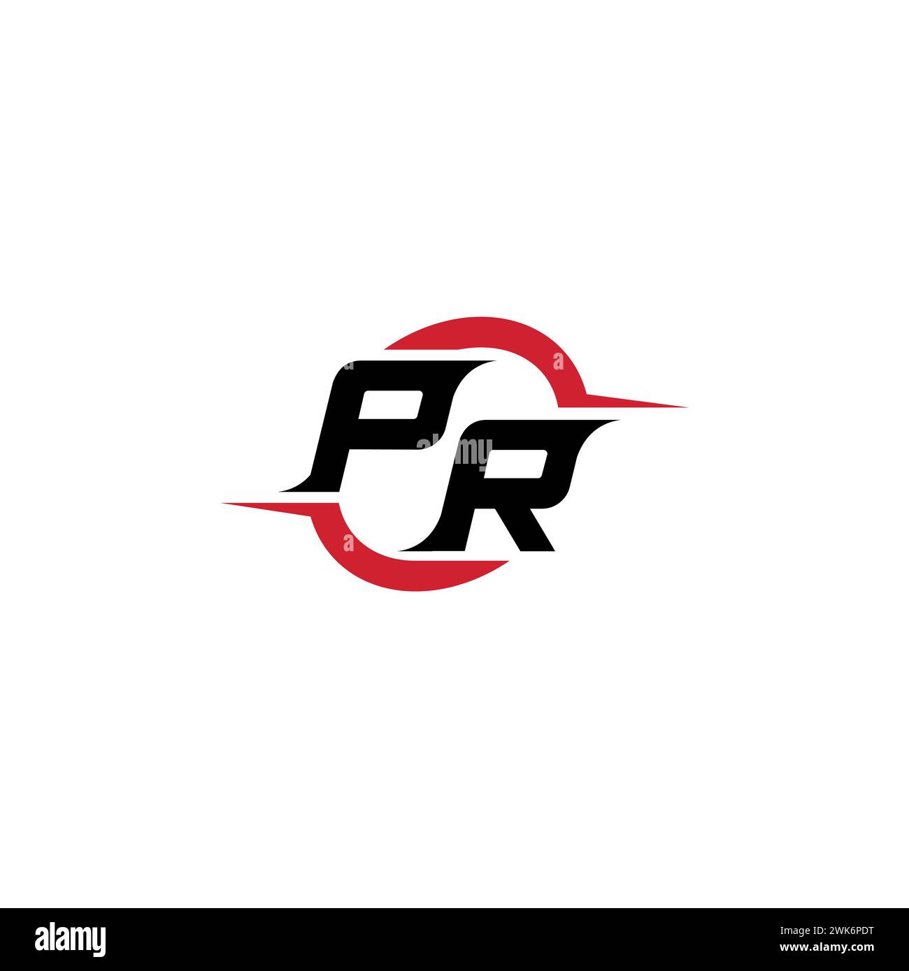 PR initial logo cool and stylish concept for esport or gaming logo as ...