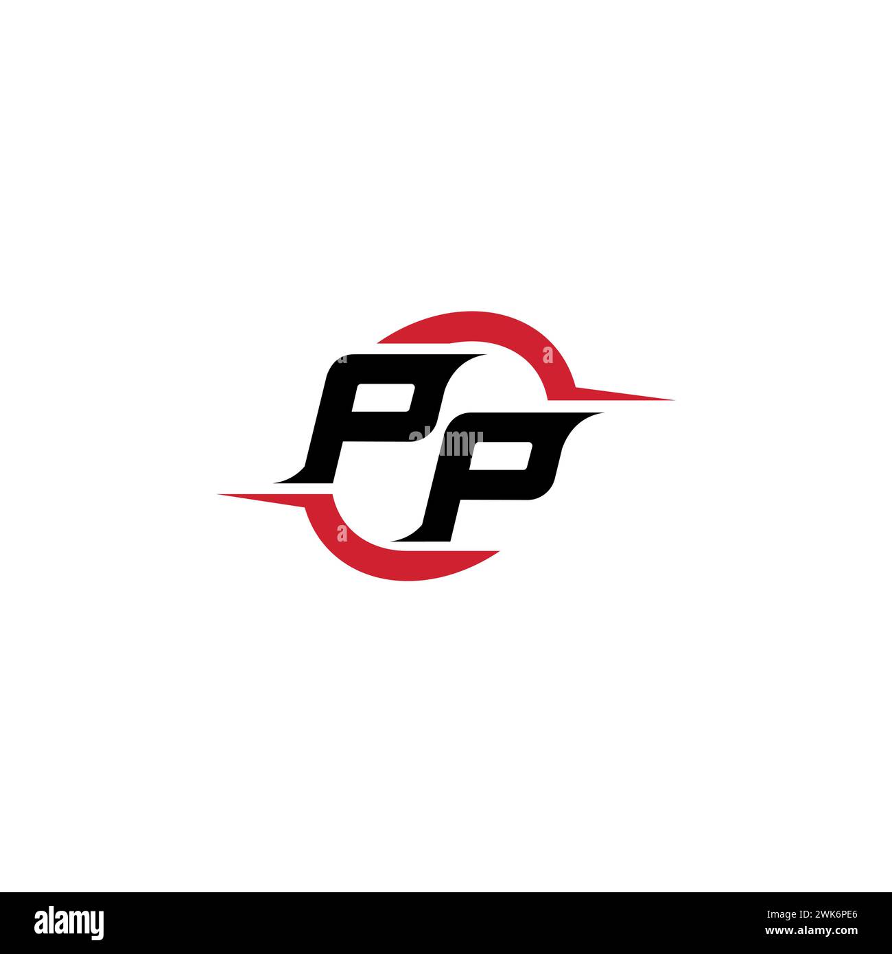 PP initial logo cool and stylish concept for esport or gaming logo as ...