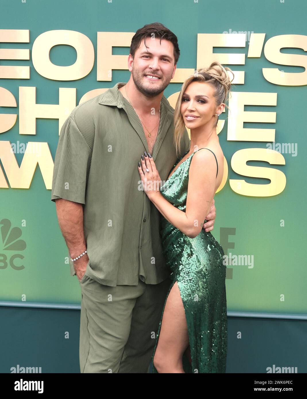 Santa Monica, USA. 18th Feb, 2024. Brock Davies, Scheana Shay attend ...