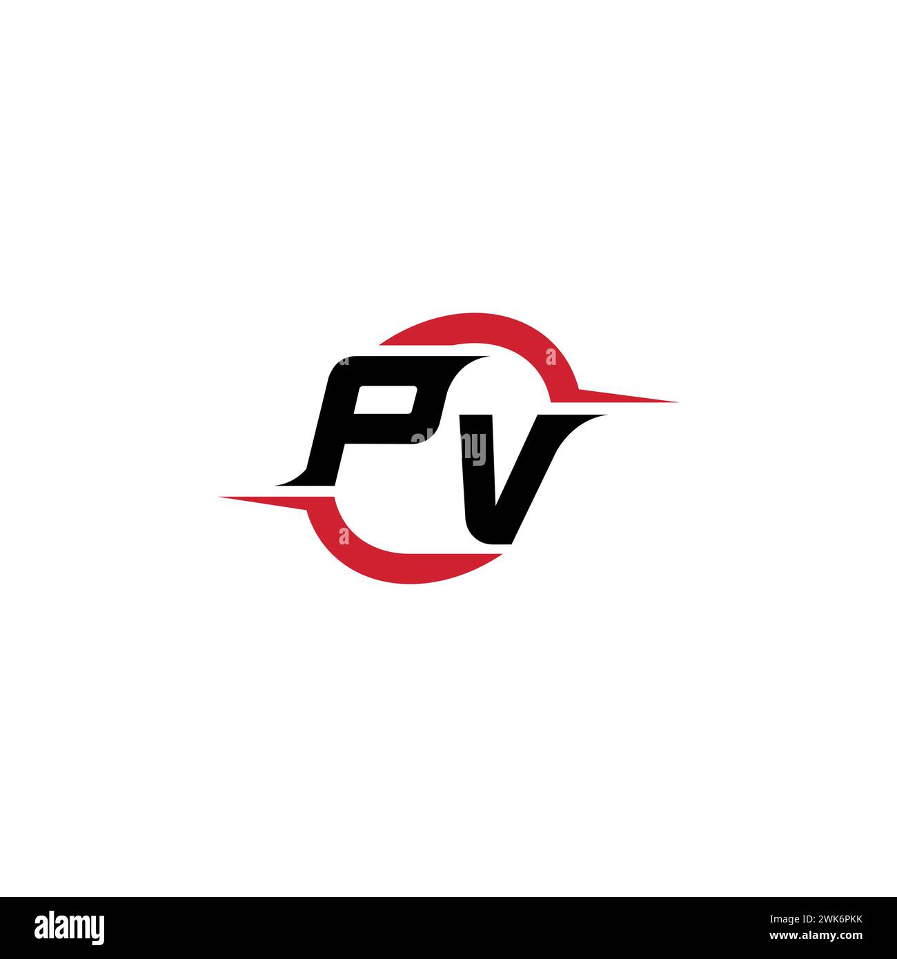 PV initial logo cool and stylish concept for esport or gaming logo as ...