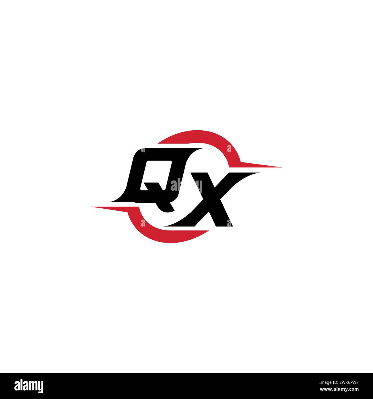 QX initial logo cool and stylish concept for esport or gaming logo as ...