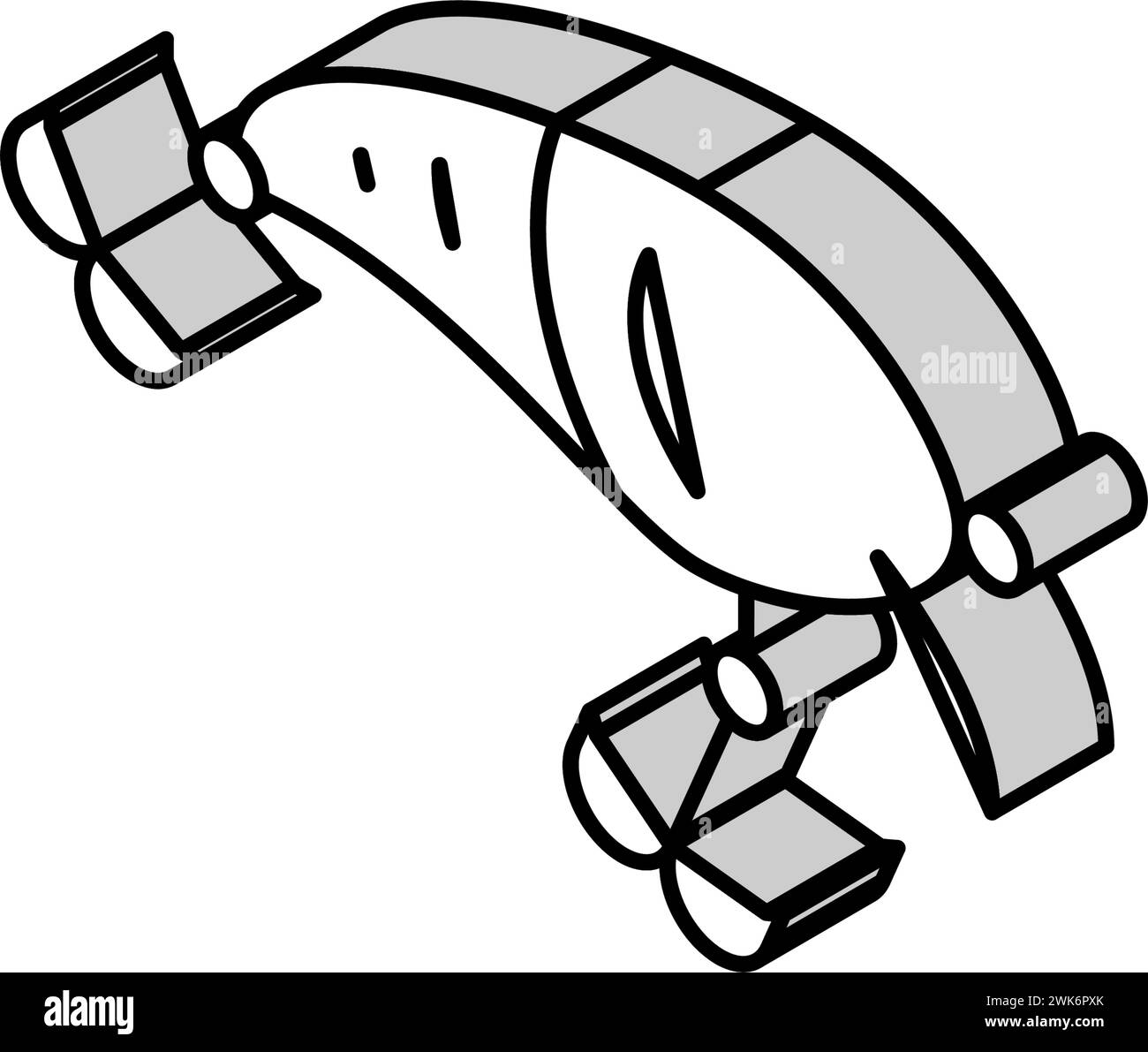 bait cast reel isometric icon vector illustration Stock Vector Image ...