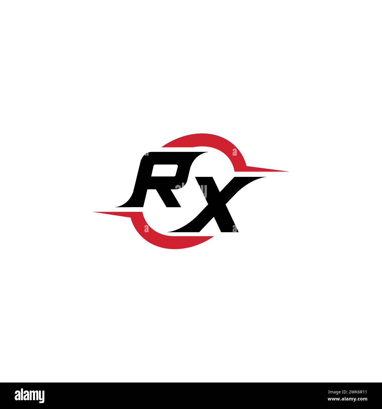 RX initial logo cool and stylish concept for esport or gaming logo as ...