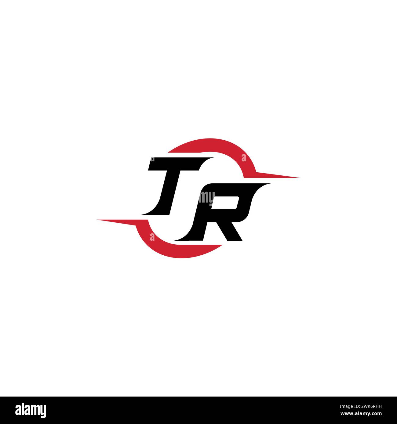 TR initial logo cool and stylish concept for esport or gaming logo as ...