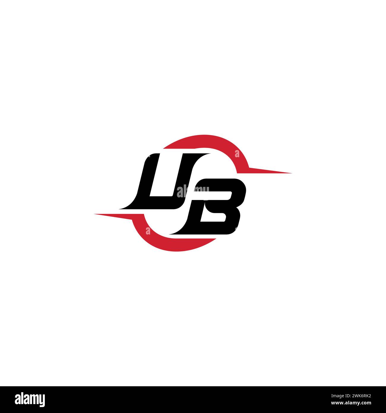 UB initial logo cool and stylish concept for esport or gaming logo as ...