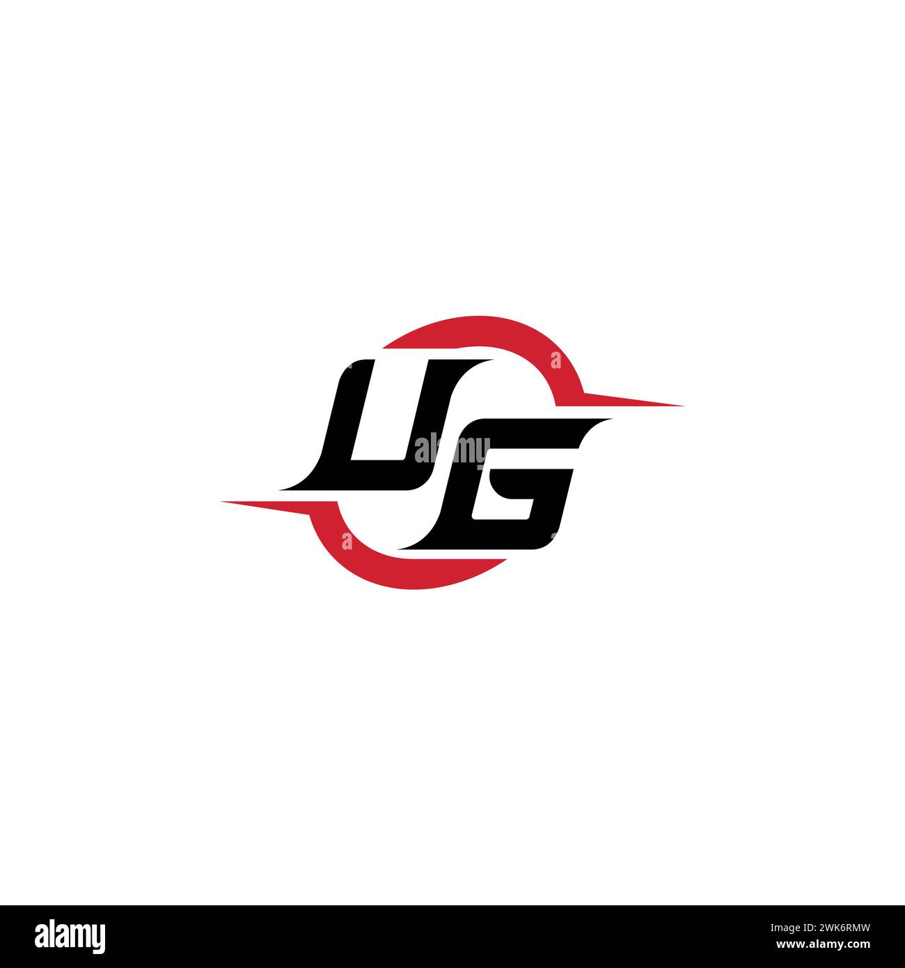 UG initial logo cool and stylish concept for esport or gaming logo as ...