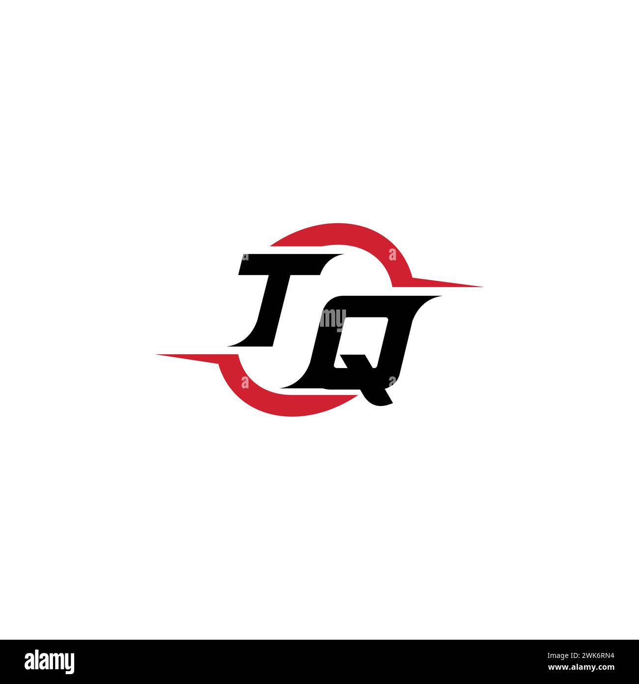 TQ initial logo cool and stylish concept for esport or gaming logo as ...