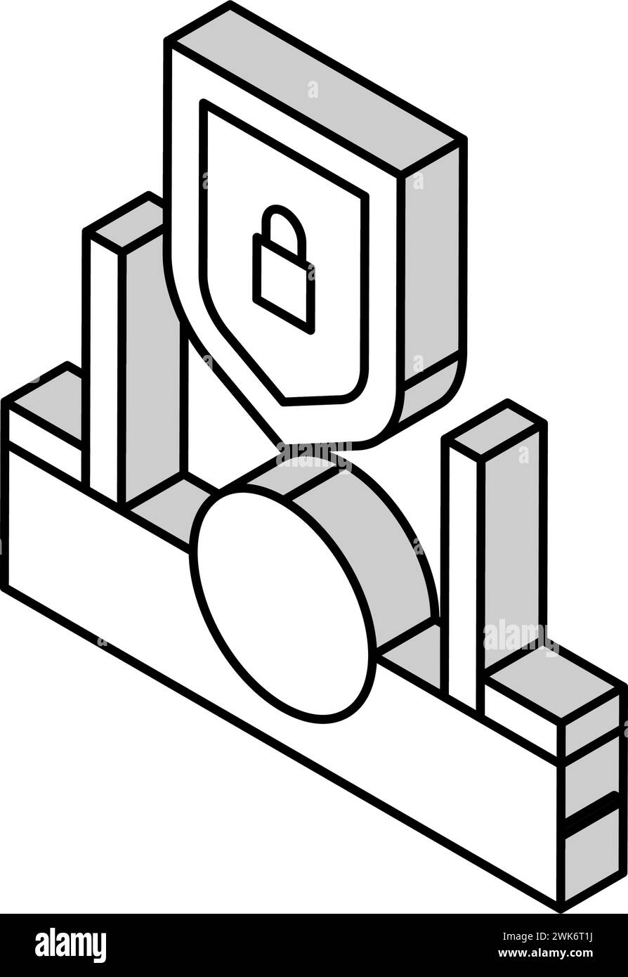 anti-corrosion work pipeline construction isometric icon vector ...