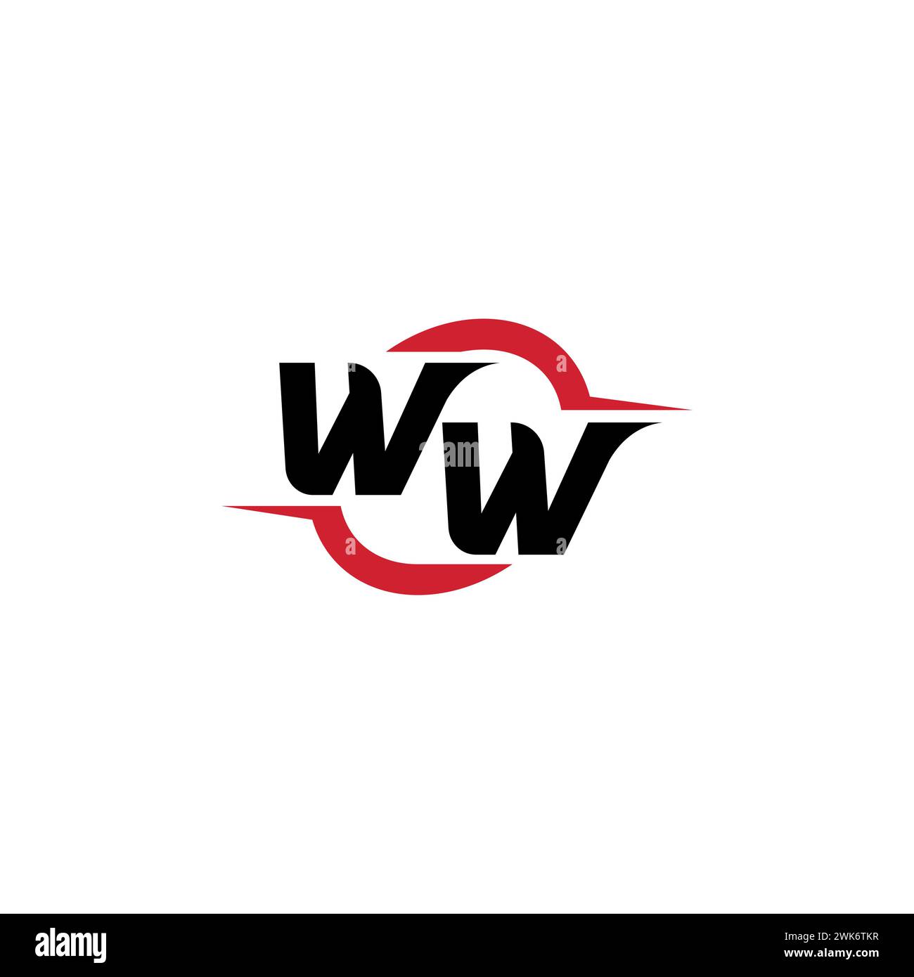 WW initial logo cool and stylish concept for esport or gaming logo as ...
