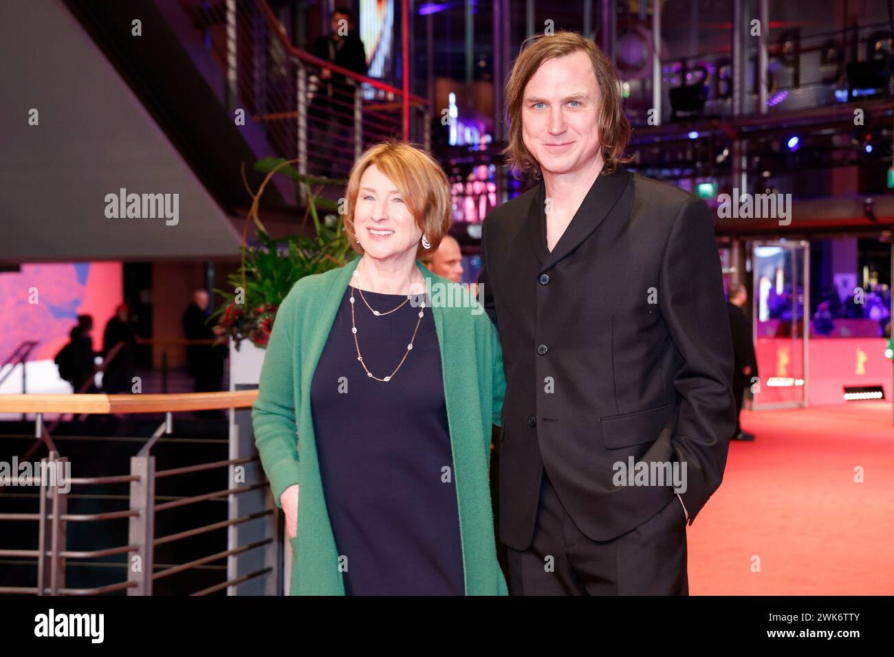 Corinna Harfouch and Lars Eidinger attend the premiere of 'Dying ...